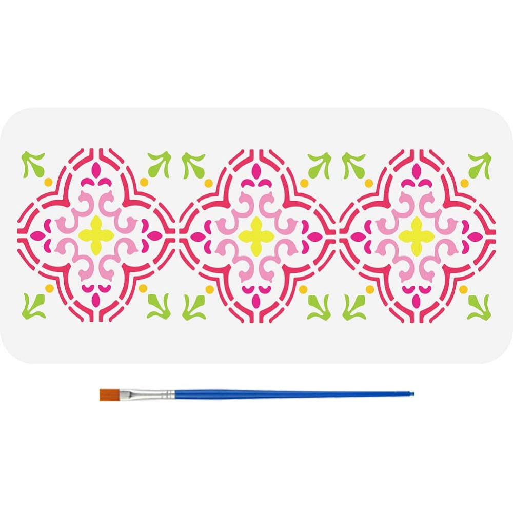 1pc PET Hollow Out Drawing Painting Stencils for DIY Scrapbook Photo ...
