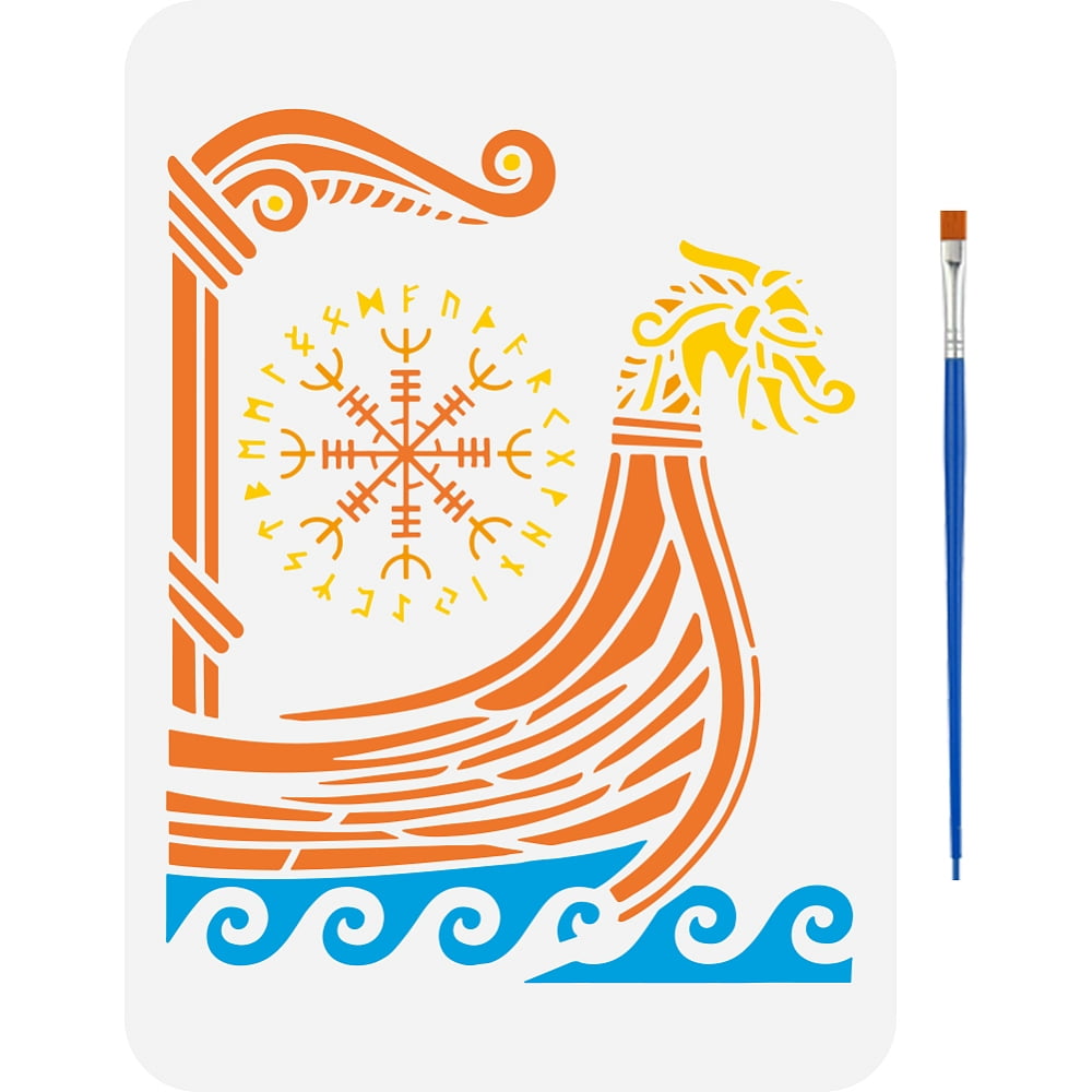 1pc PET Hollow Out Drawing Painting Stencils for DIY Scrapbook Photo ...