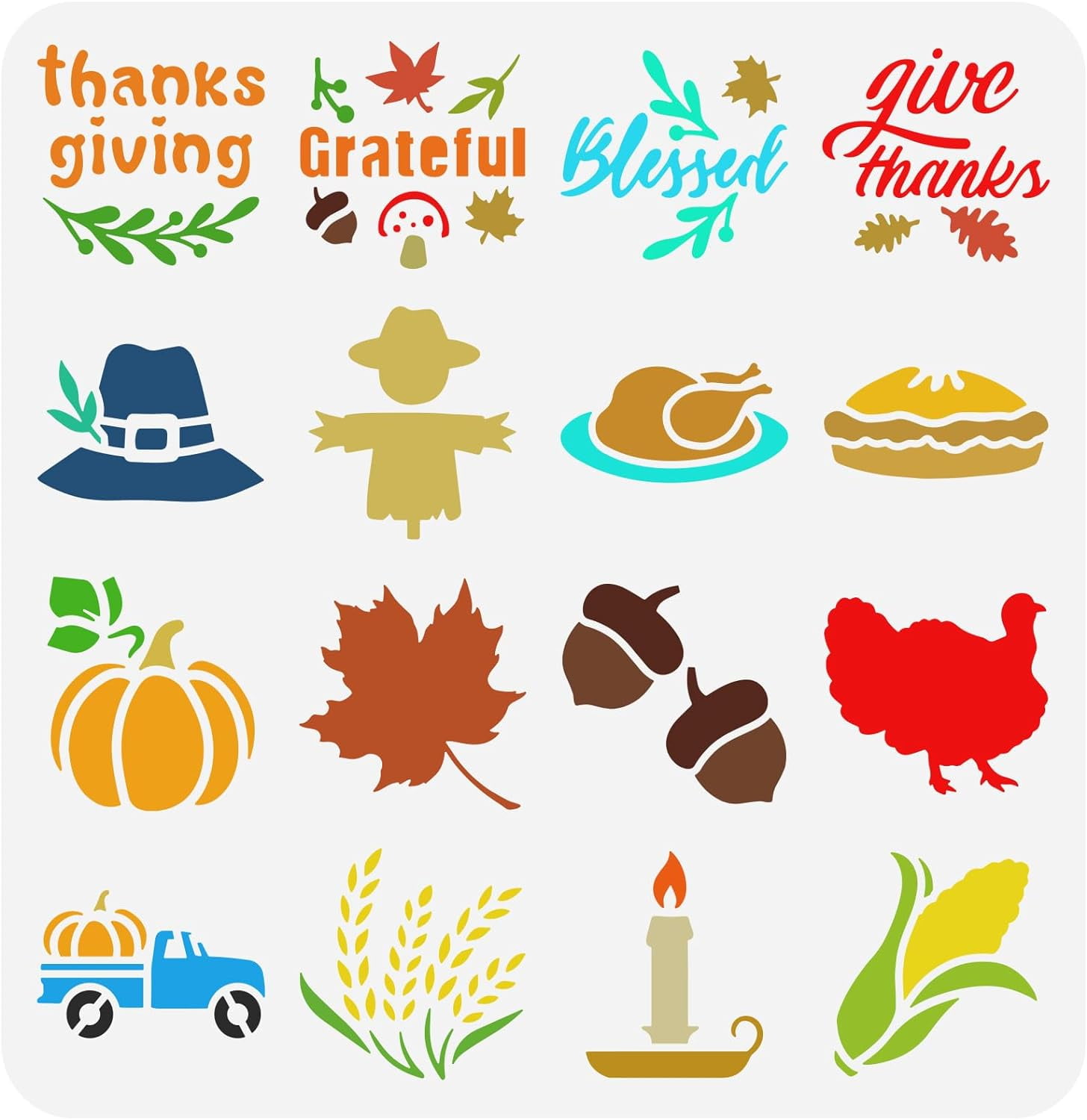1pc PET Hollow Out Drawing Painting Stencils for DIY Scrapbook Photo ...