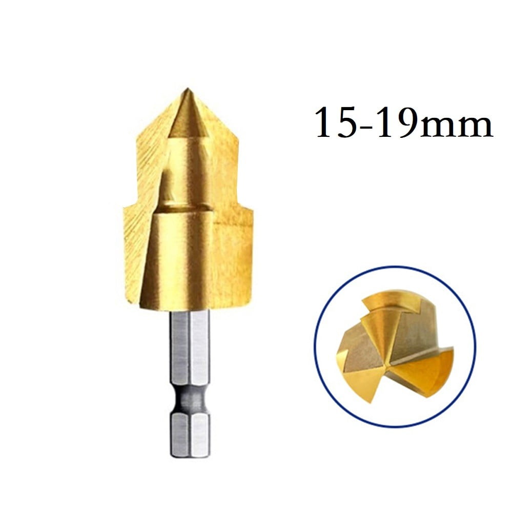 1pc PPR Lifting Stepped Drill Bit 3 Flutes 1/4 Inch Hex Shank Center ...