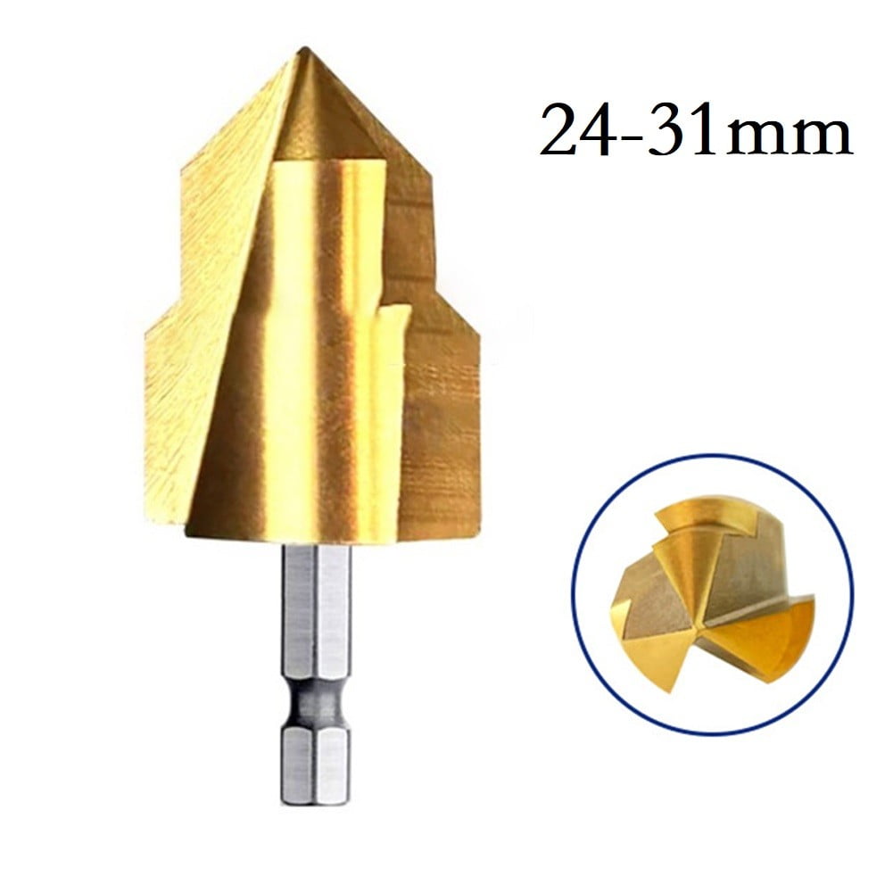 1pc PPR Lifting Stepped Drill Bit 3 Flutes 1/4 Inch Hex Shank Center ...