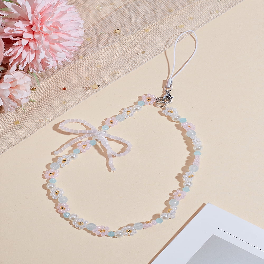 1pc PVC Mobile Straps for Women Phone Decorations Charm Bowknot ...