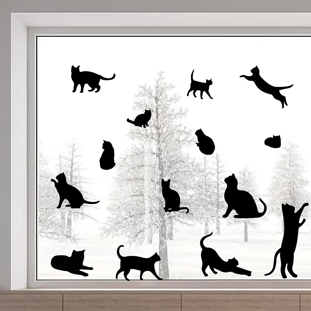 1pc PVC Window Static Stickers Rectangle Shape for Window Decoration ...