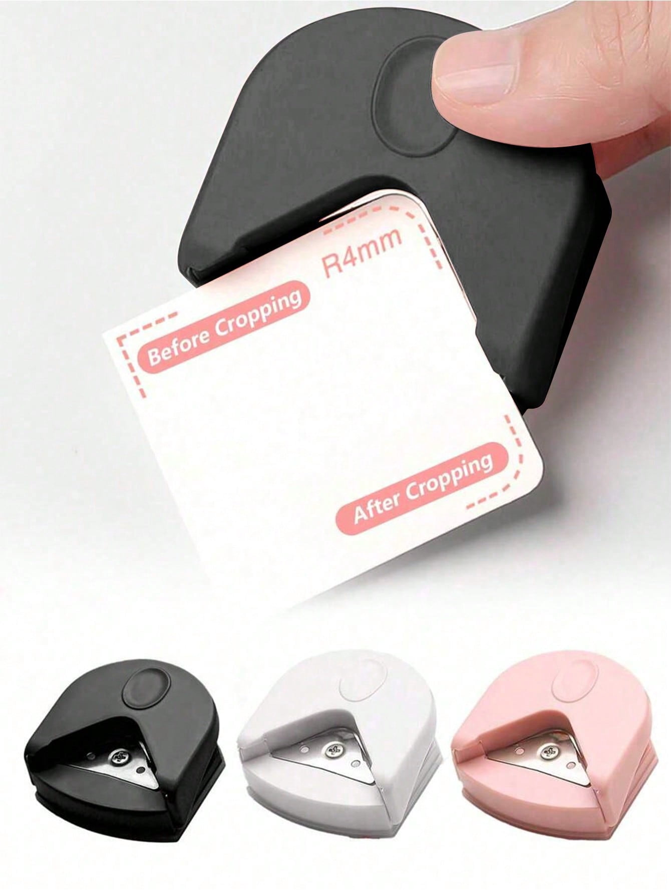 1pc Paper Corner Rounder R4 4mm Corner Cutter Punch Tool Portable Paper ...