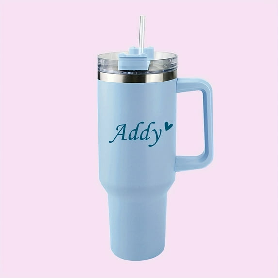 1pc Personalized 40oz Insulated Tumbler - Stainless Steel, BPA-Free ...