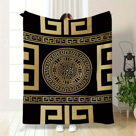 1pc of Personalized -Designed Exquisite Pattern Fleece Blanket ...