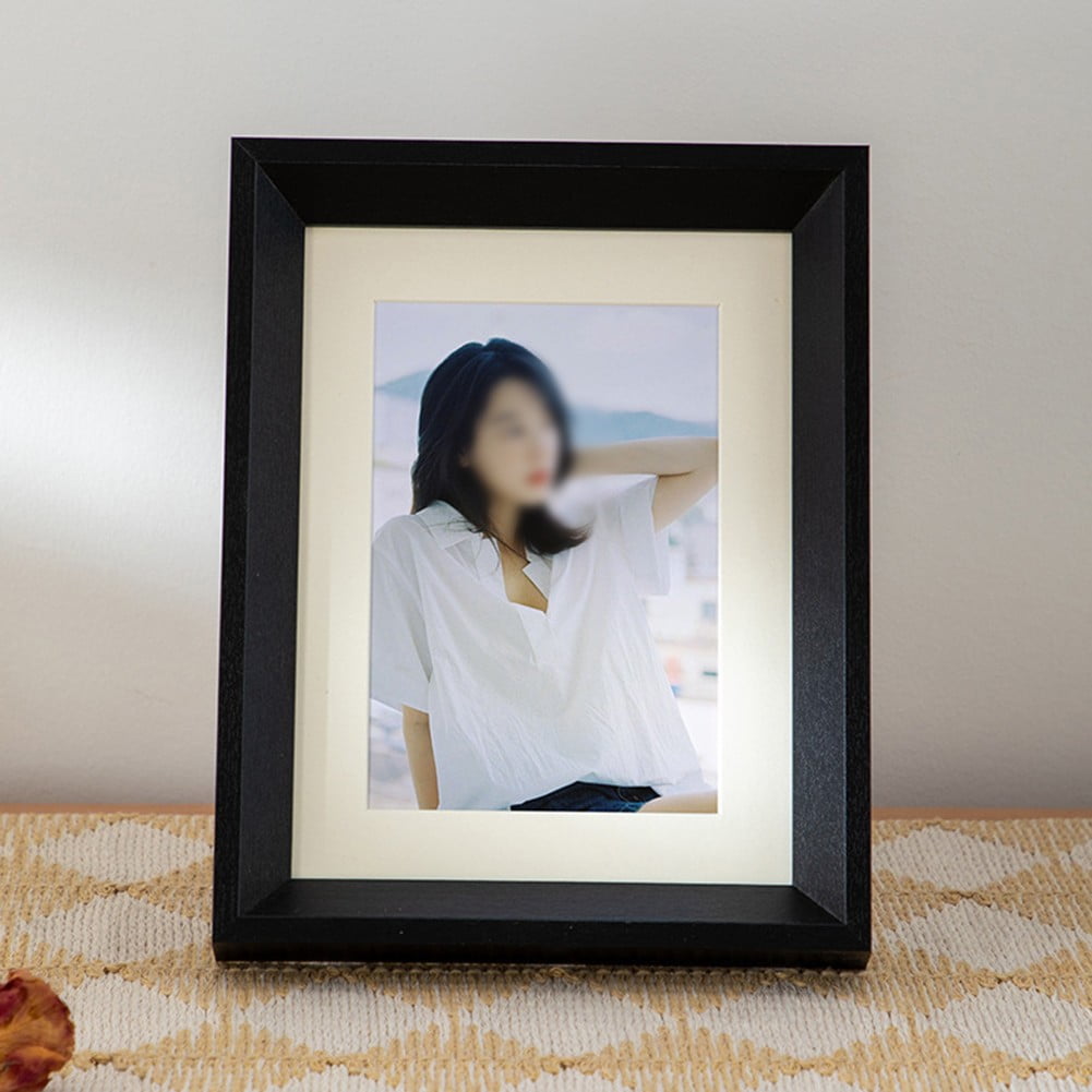 1pc Pine Solid Wood Table Photo Frame 5/6/7/8/10 Inch A4 Photo Mounting ...