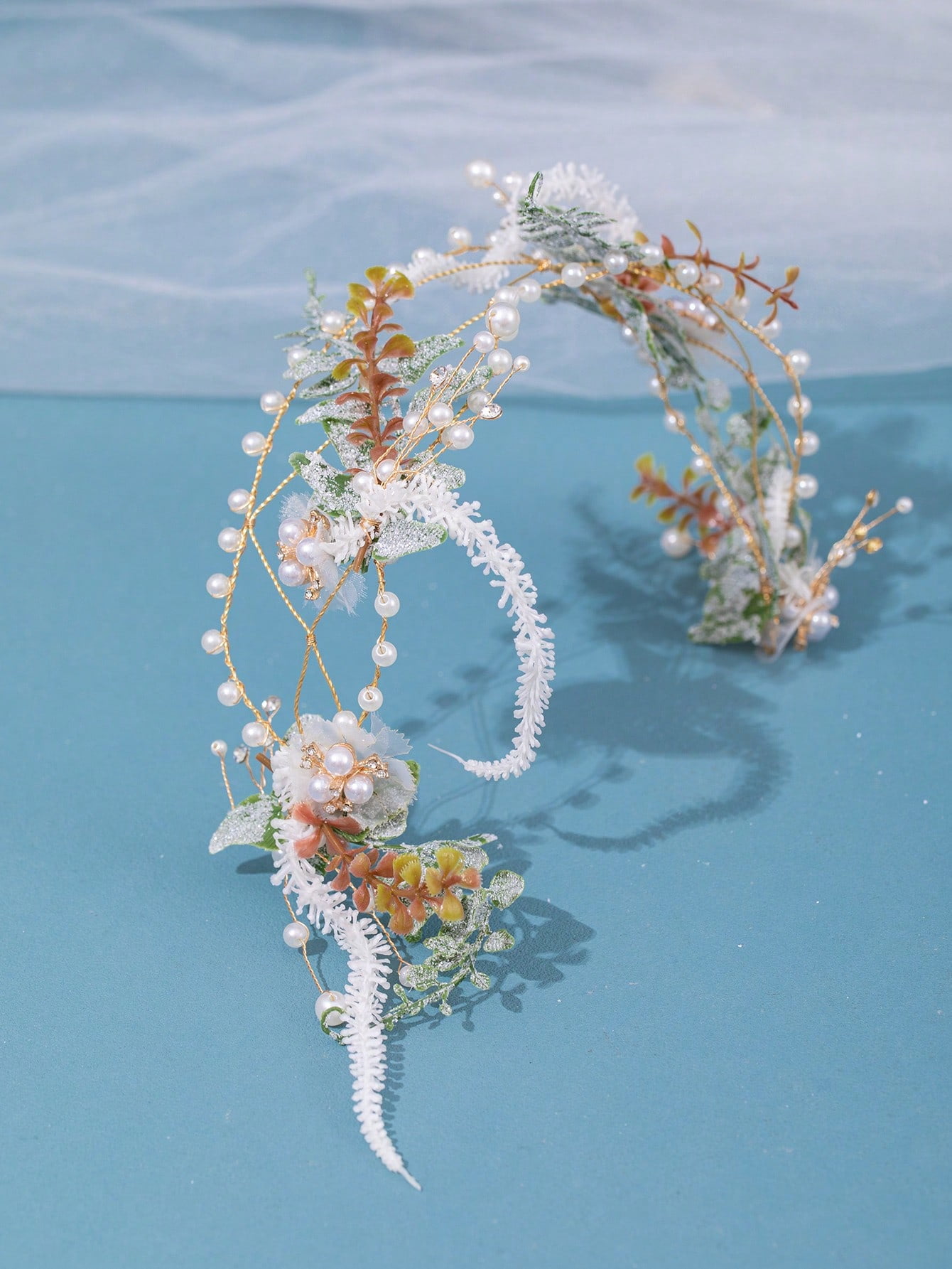 1pc Pink Butterfly & Flower Forest Style Hairband For Green Spring ...