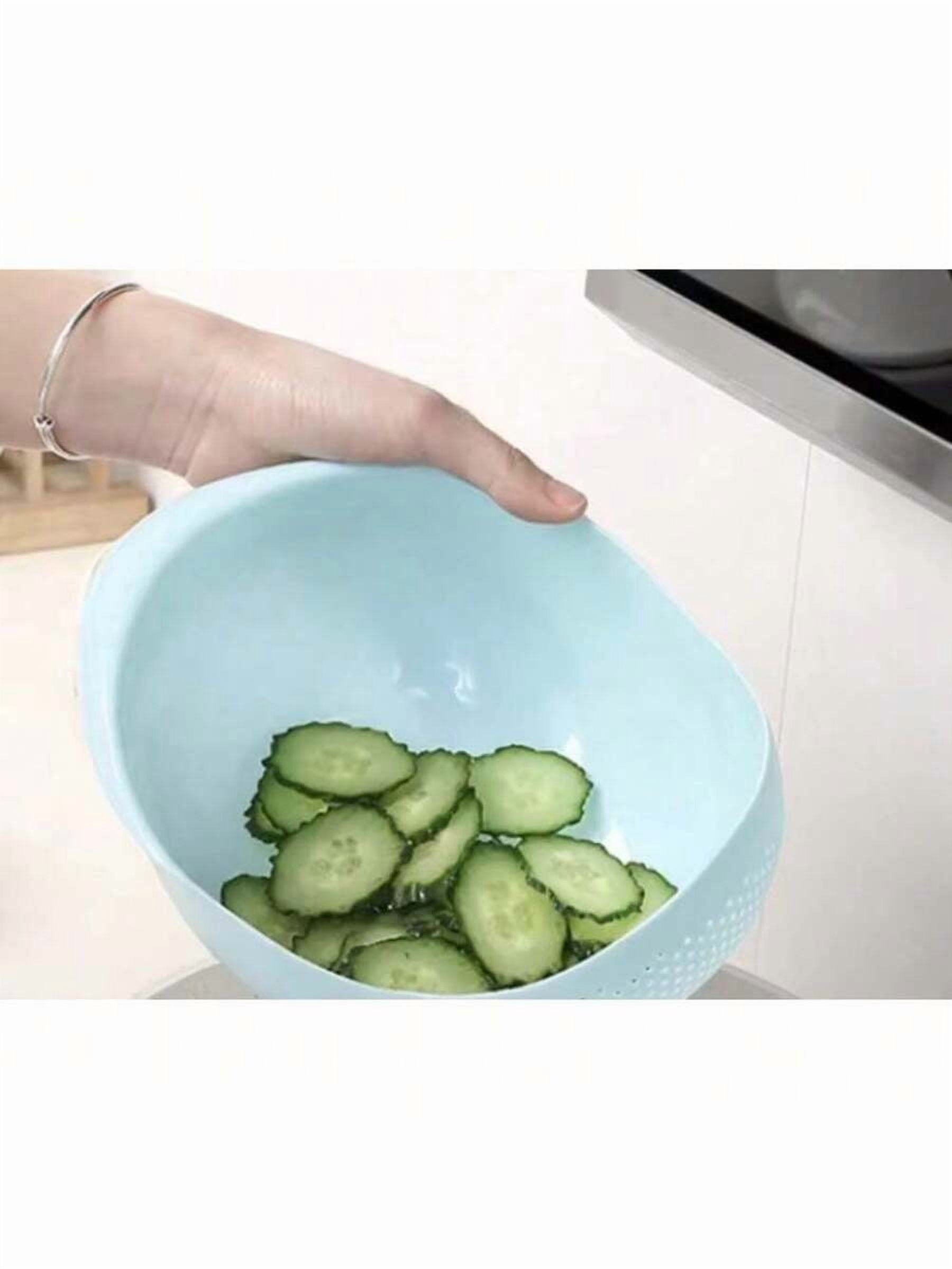 1pc - Plastic Drain Basket Filter, Rice Bowl, Drain Basket, Fruit Bowl ...