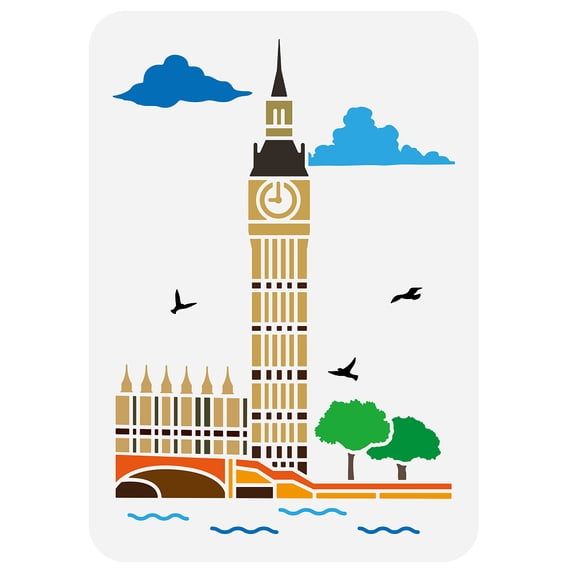 1pc Plastic Drawing Painting Stencils Templates for Painting on ...