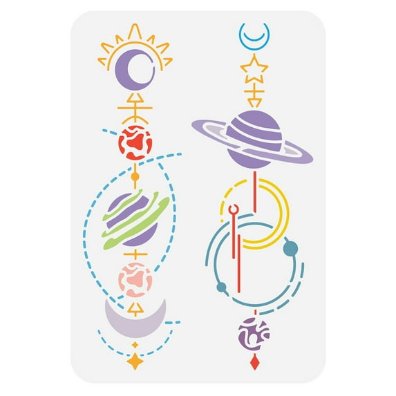 1pc Plastic Drawing Painting Stencils Templates for Painting on ...