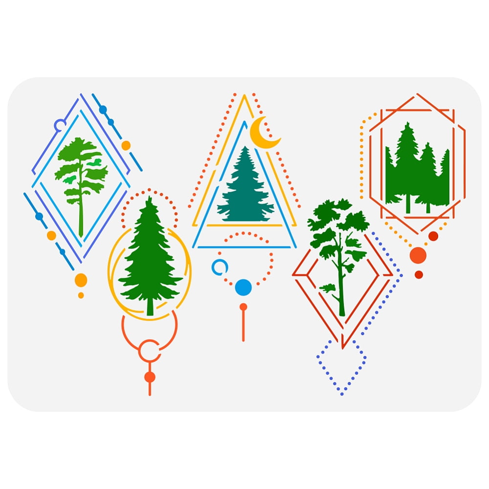 1pc Plastic Drawing Painting Stencils Templates for Painting on ...