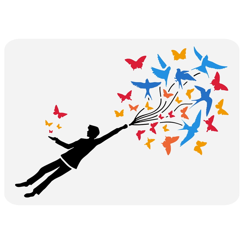 1pc Plastic Drawing Painting Stencils Templates for Painting on ...