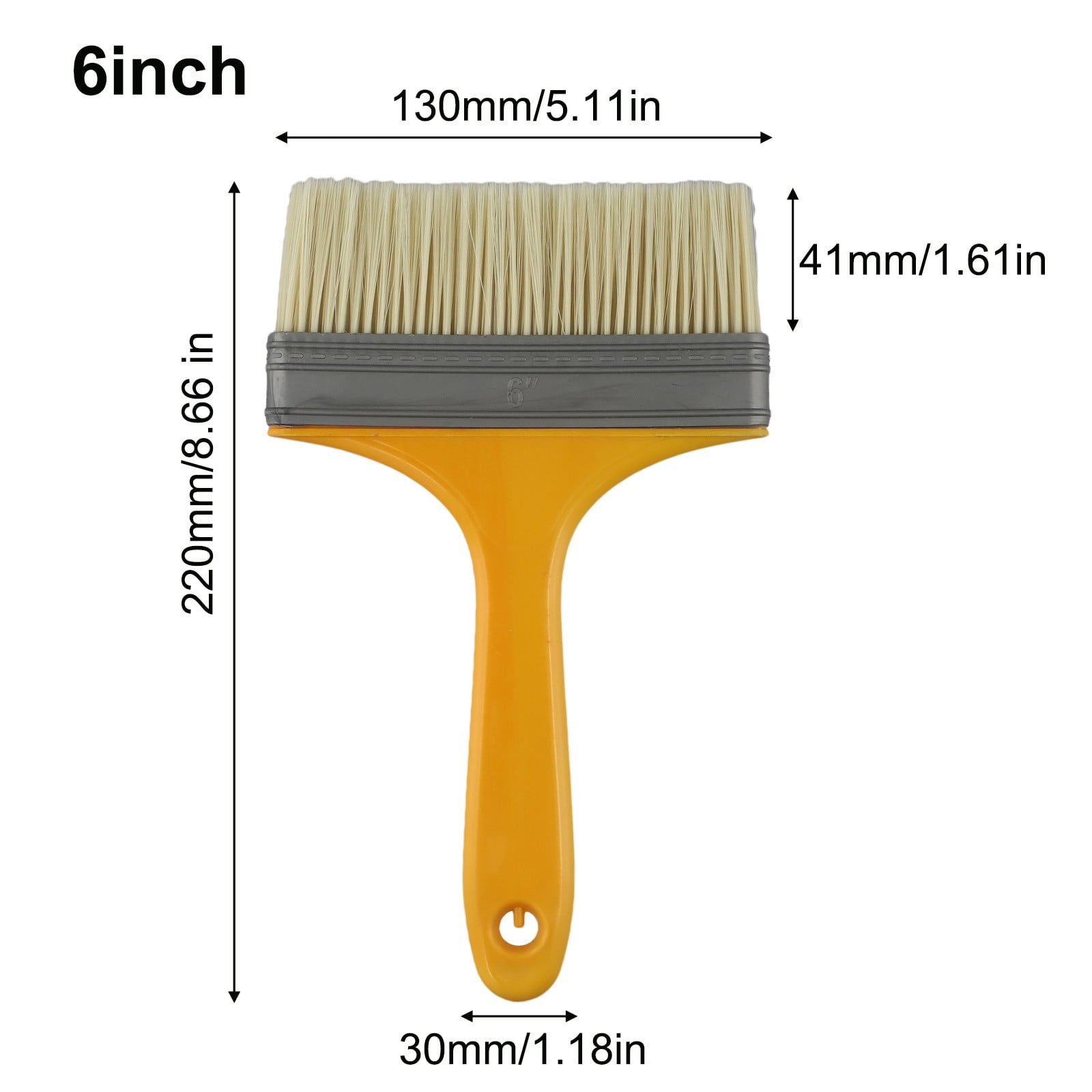 1pc Plastic Handle Paint Brushes for Wall and Furniture Paint Painting ...