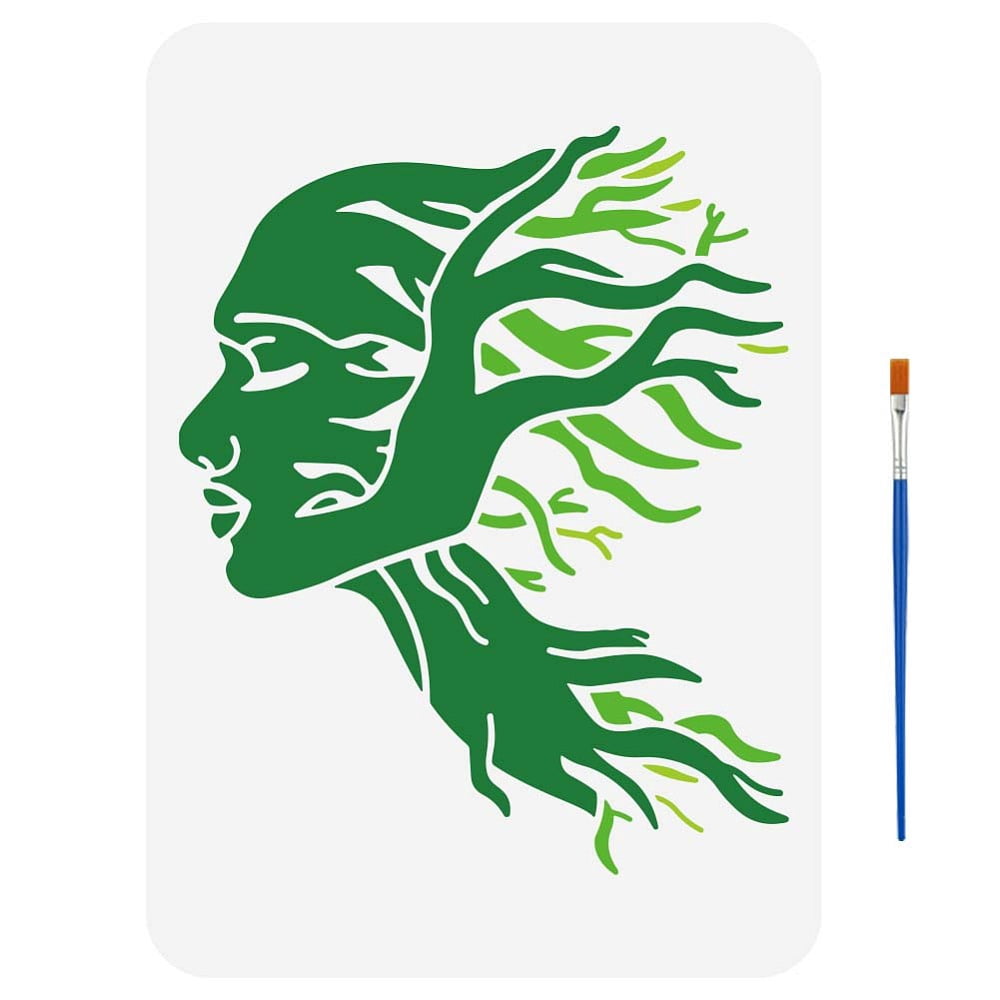 1pc Plastic Hollow Out Drawing Painting Stencils Templates for Painting ...