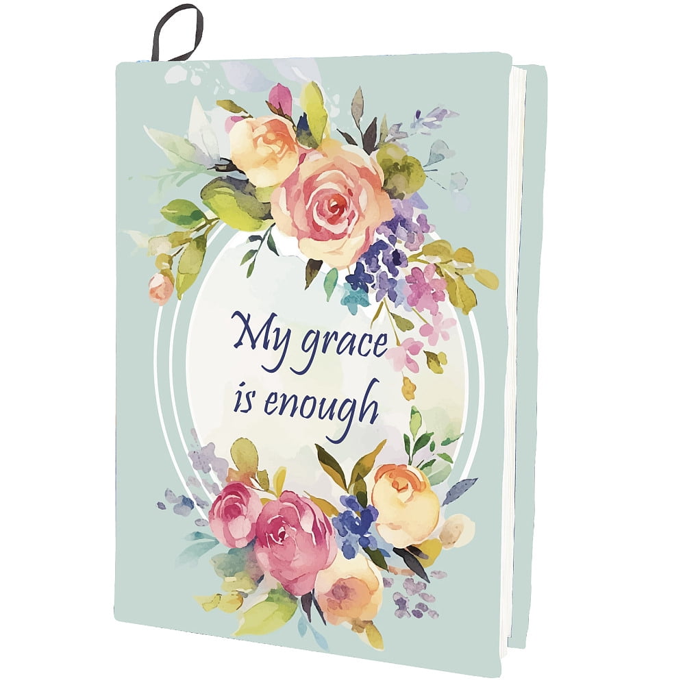 1pc Polyester Book Covers Elastic Notebook Wraps Rectangle Flower ...