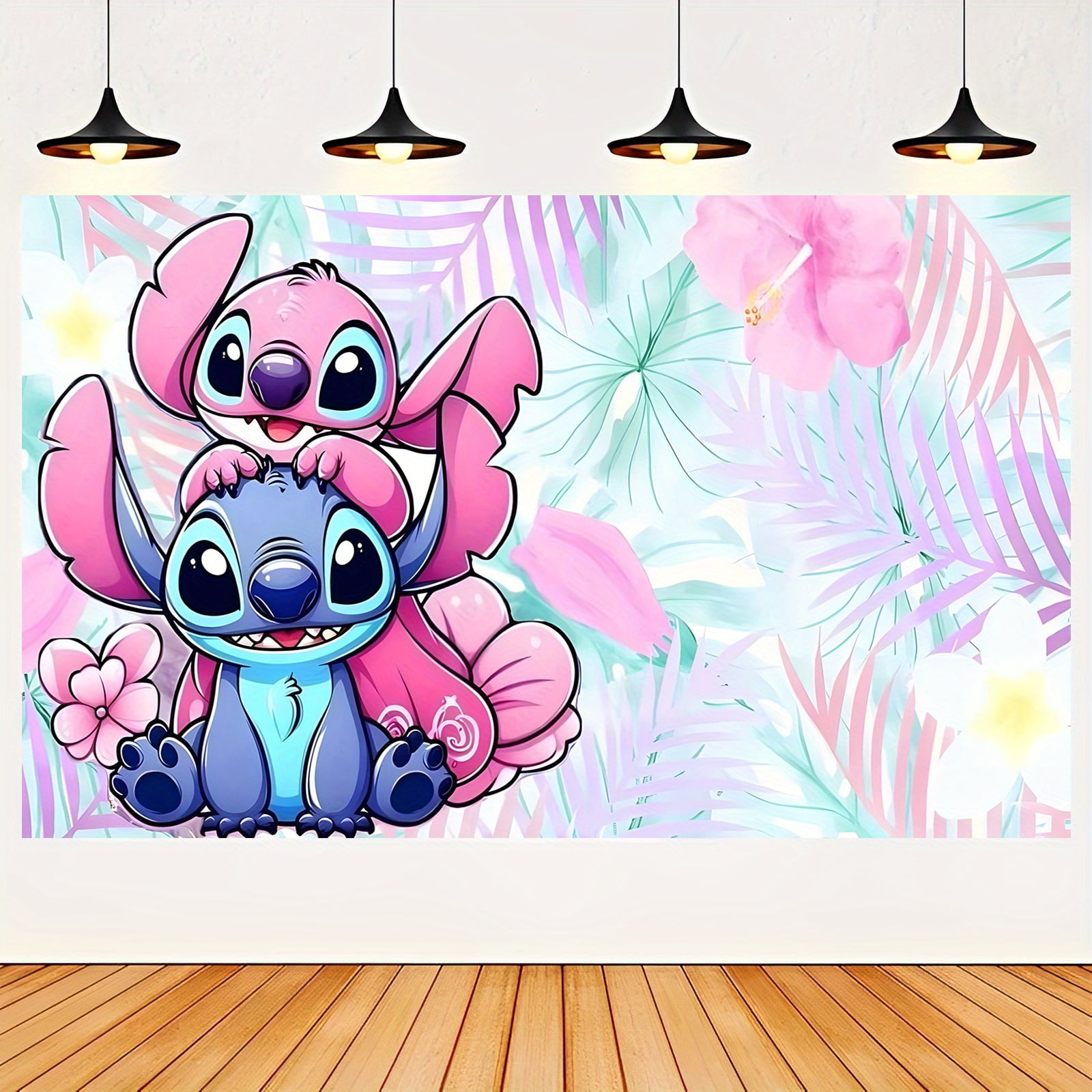 1pc Polyester Stitch Backdrop | Ideal for Rooms, Gardens, Birthdays ...