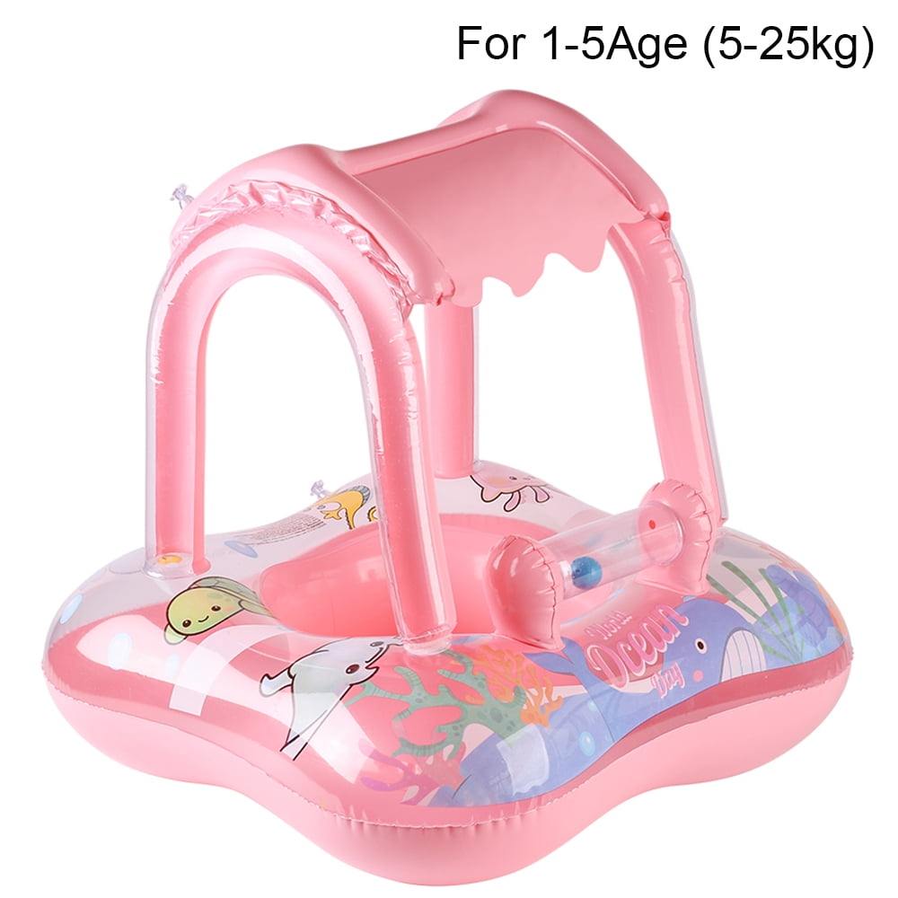 1pc Pool floats with canopy for Kids, Toddler Infant Pool Float for ...