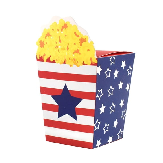 1pc Popcorn Boxes Stars Stripes American Flag 4th of July Patriotic ...