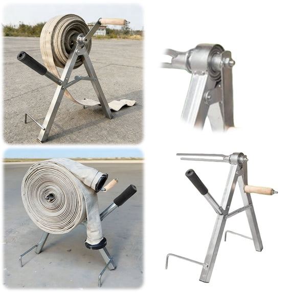 1pc Portable Fire Water Pipe Storage Device Foldable Manual Pipe ...