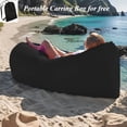 1pc Portable Inflatable Air Sofa Bed - Second Quick Inflate Outdoor ...