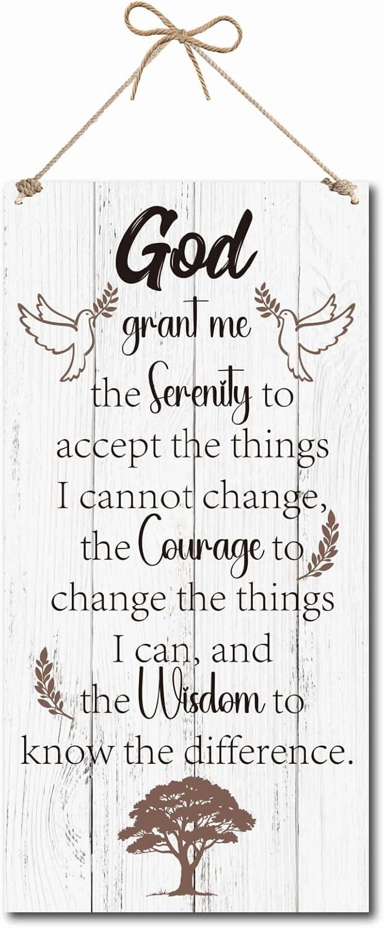 1pc Prayer Wall Decor Hanging Wood Sign Wooden Rectangle Printed ...