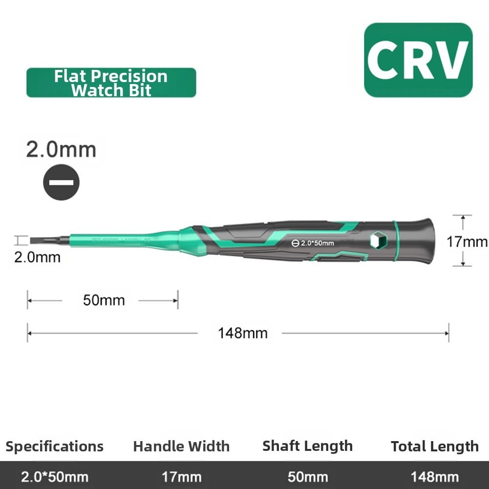 1pc Precision Insulated Magnetic Flat-Head Screwdriver For Electrical ...