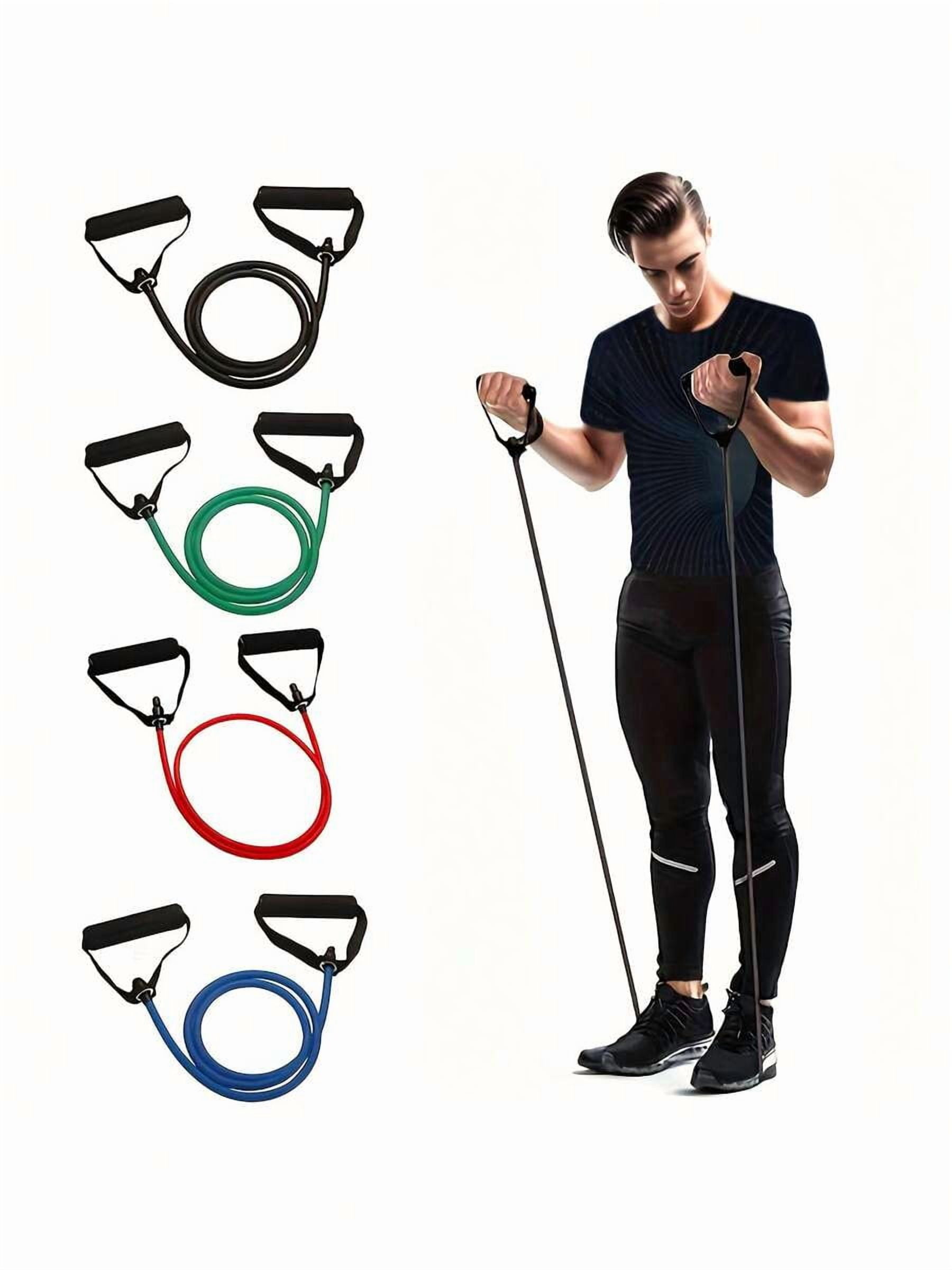 1pc Premium Rubber Resistance Band with Comfort Handles - Adjustable ...