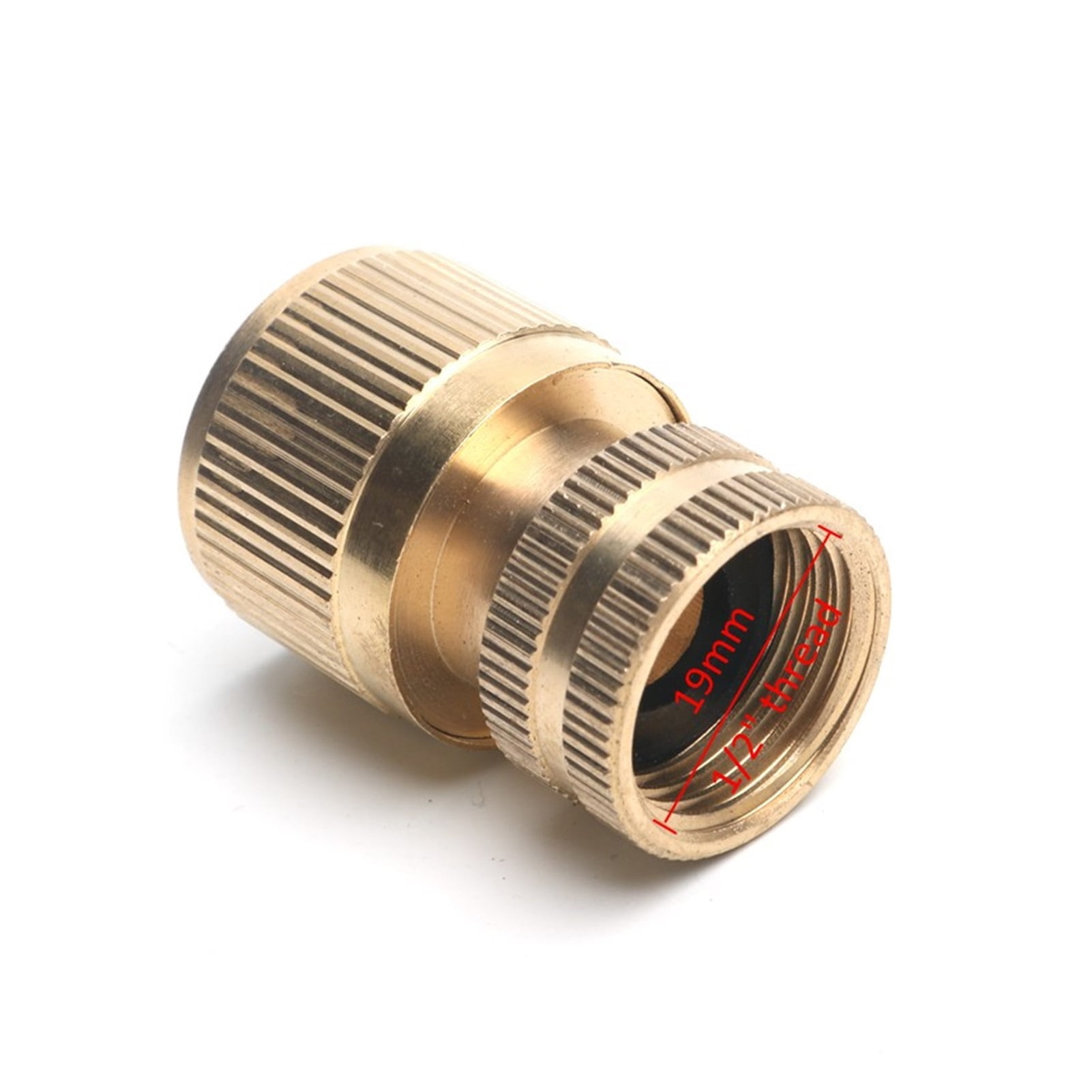 1pc Pure copper 1/2" thread garden quick connector water gun adapter ...