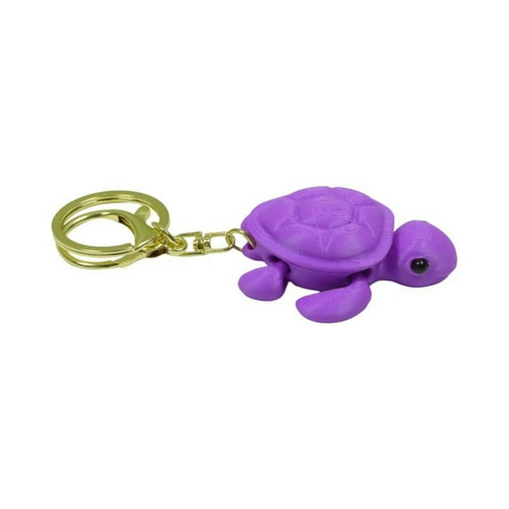1pc Purple Size: 5*4*2cm 3D Printed Simulated Animal Keychain, Creative ...