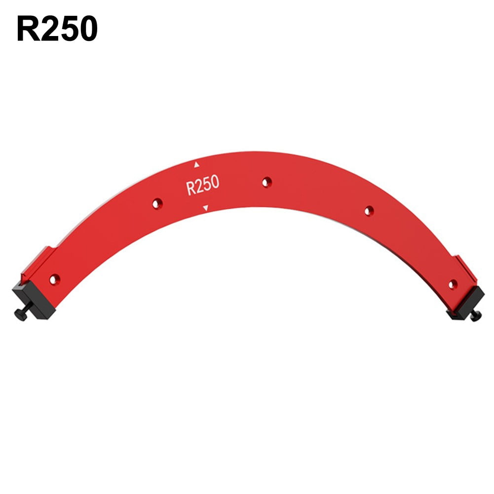 1pc R100/R150/R200/R250/R300 Radius Jig Woodworking Router Templates ...