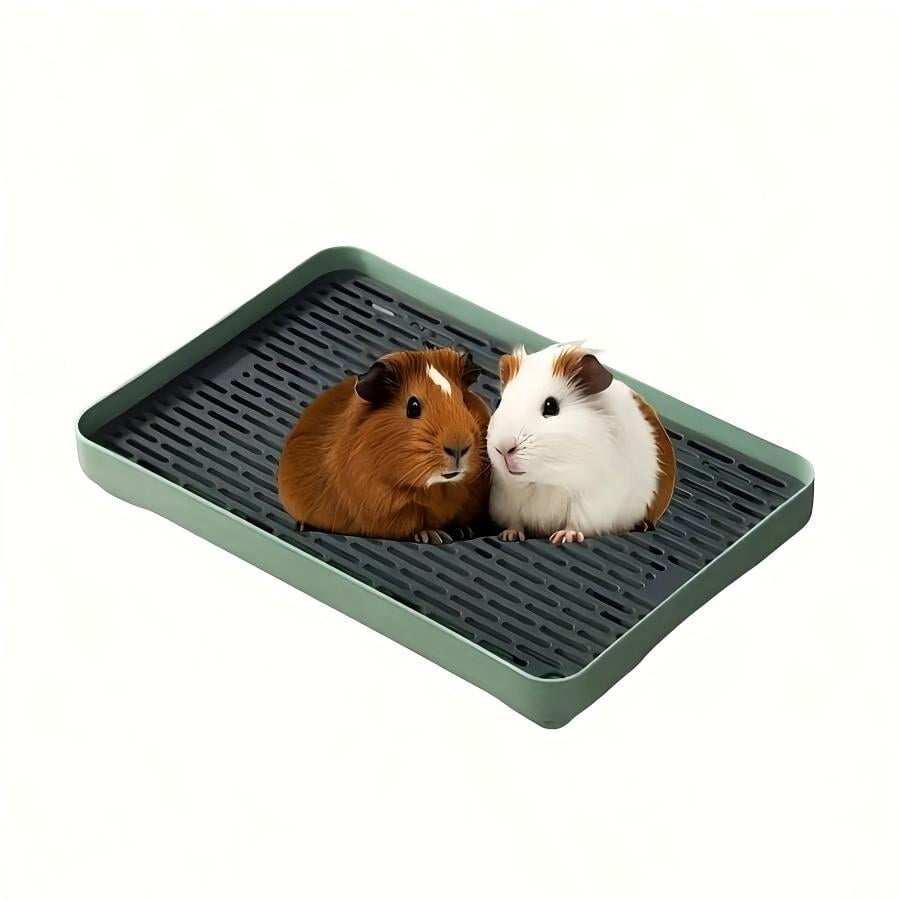 1pc Rabbit Litter Box Small Pet Toilet Tray Bunnie Corner Toilet Box ...