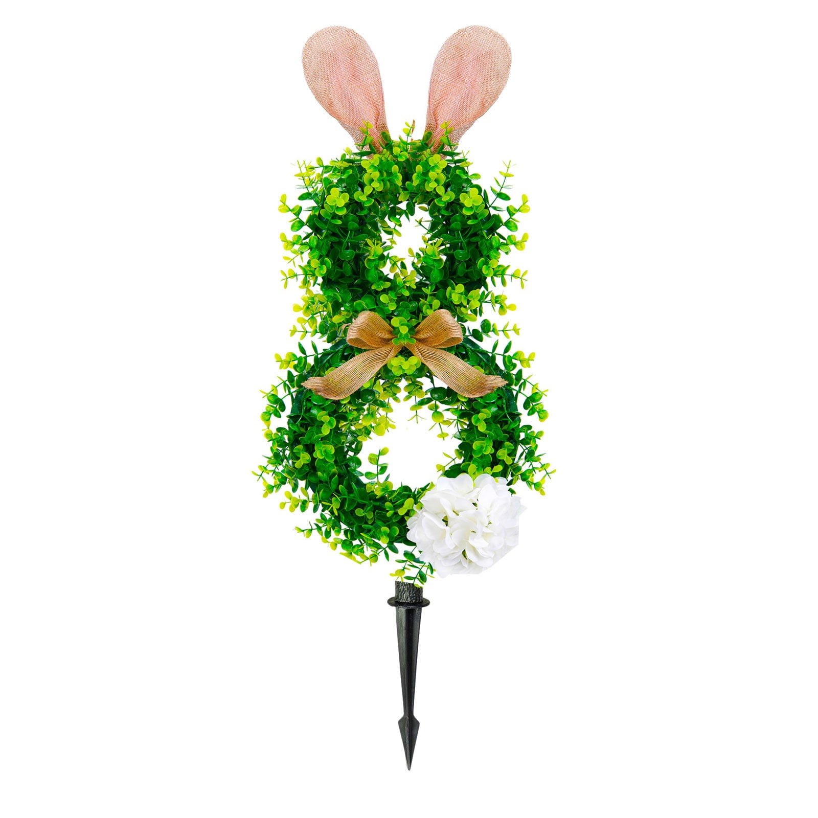 1pc Rabbit Shape Insert Green Rabbit Shape Potted Easter Bunny Suitable ...
