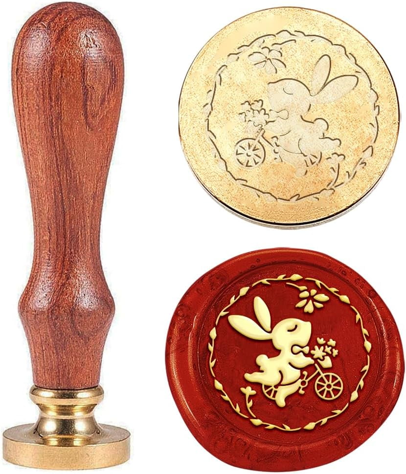 1pc Rabbit Wax Sealing Stamp Easter Bunny Wax Seal Stamp Gift for ...