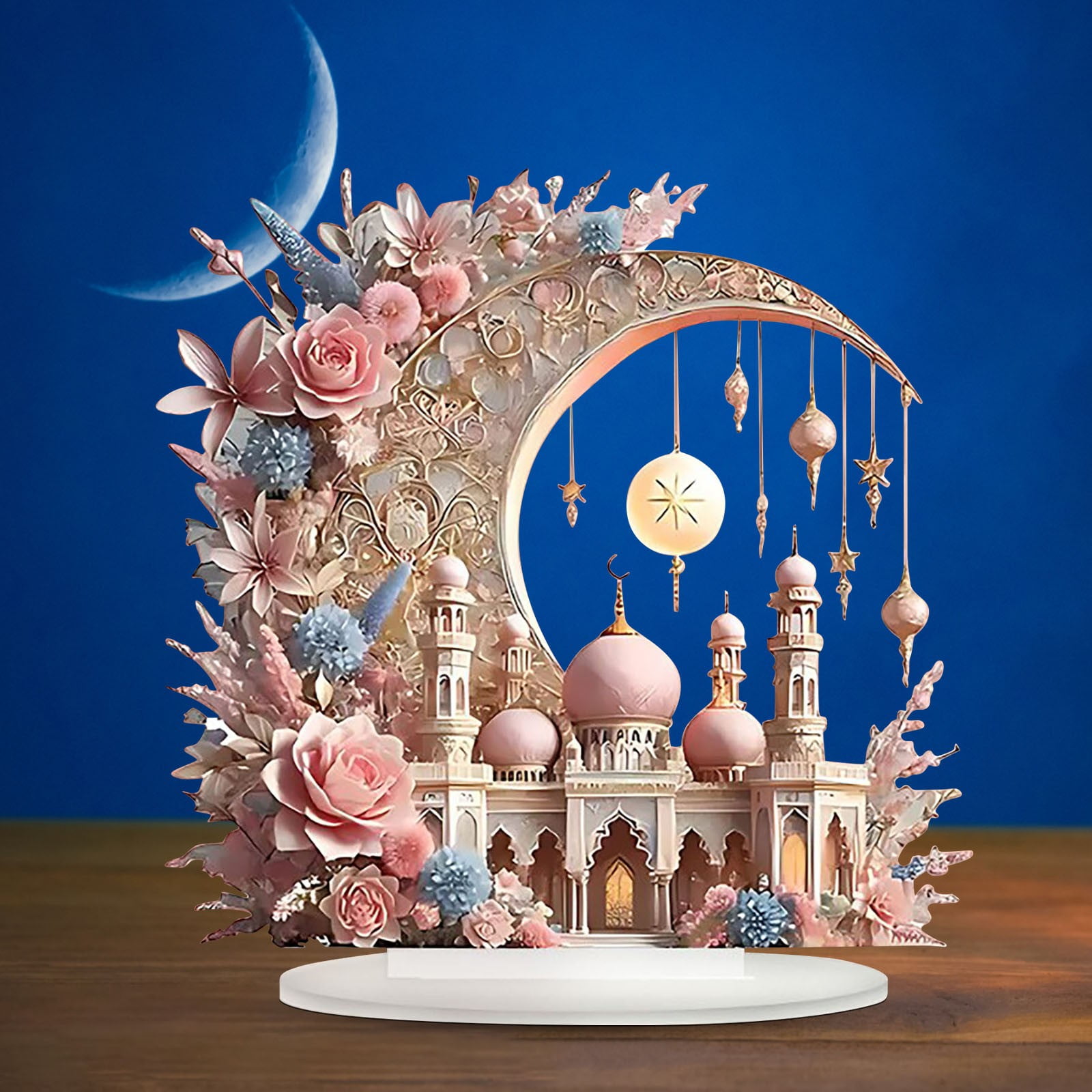 1pc Ramadan Decorations for Home, Ramadan Gifts, Table Decor, 2D Eid ...