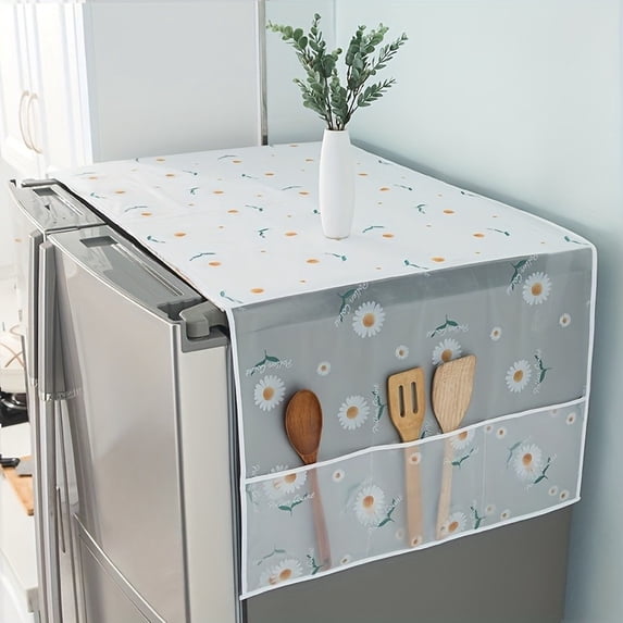 1pc - Random Color Pattern Refrigerator/Washing Machine Dust Cover with ...
