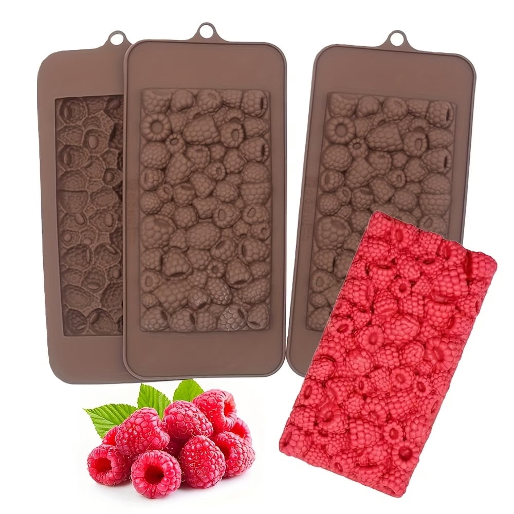 1pc, Raspberry Chocolate Silicone Mold Raspberry Fruit Pattern ...