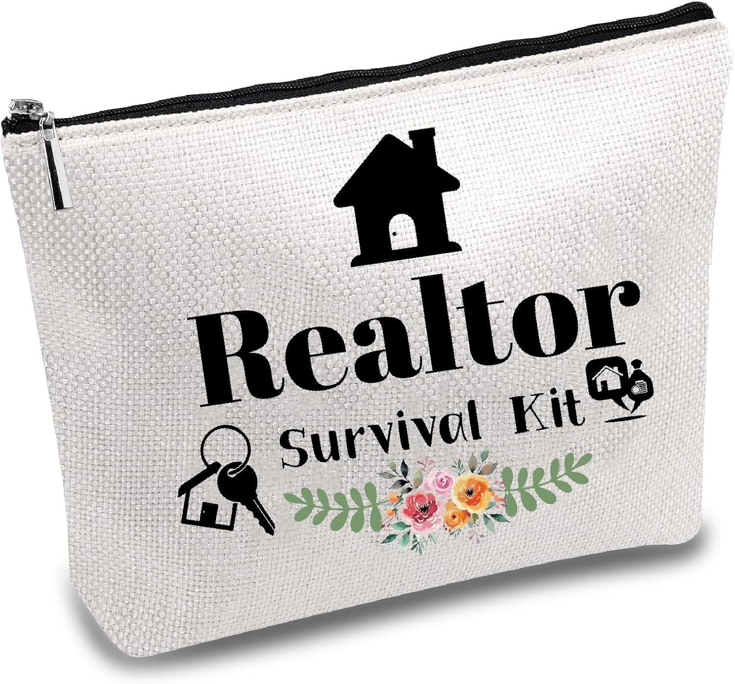 1pc Realtor Makeup Bag Real Estate Agent Survival Bag Polycotton ...