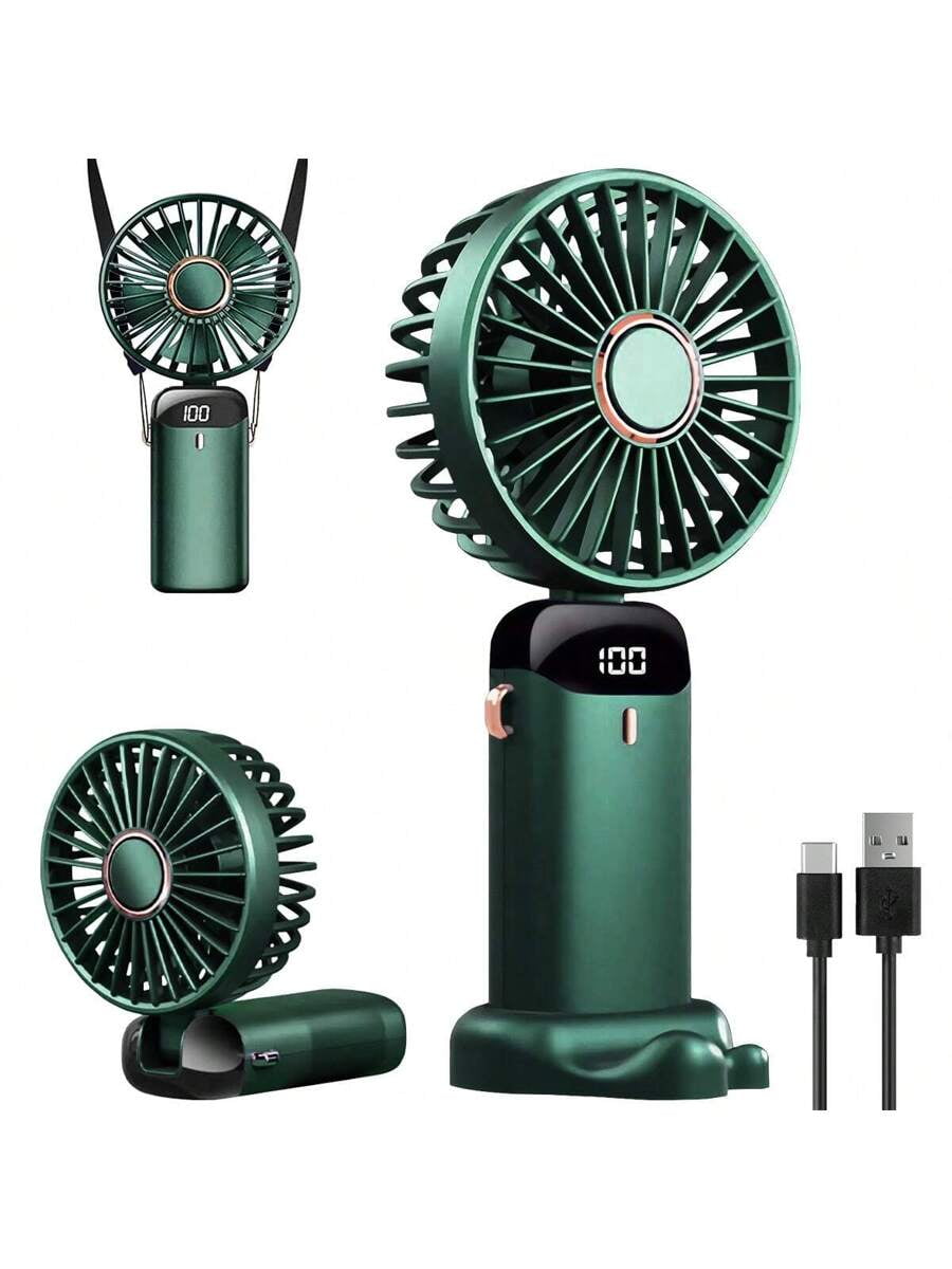 1pc Rechargeable Digital Display Mini Portable Foldable Desk/Handheld ...