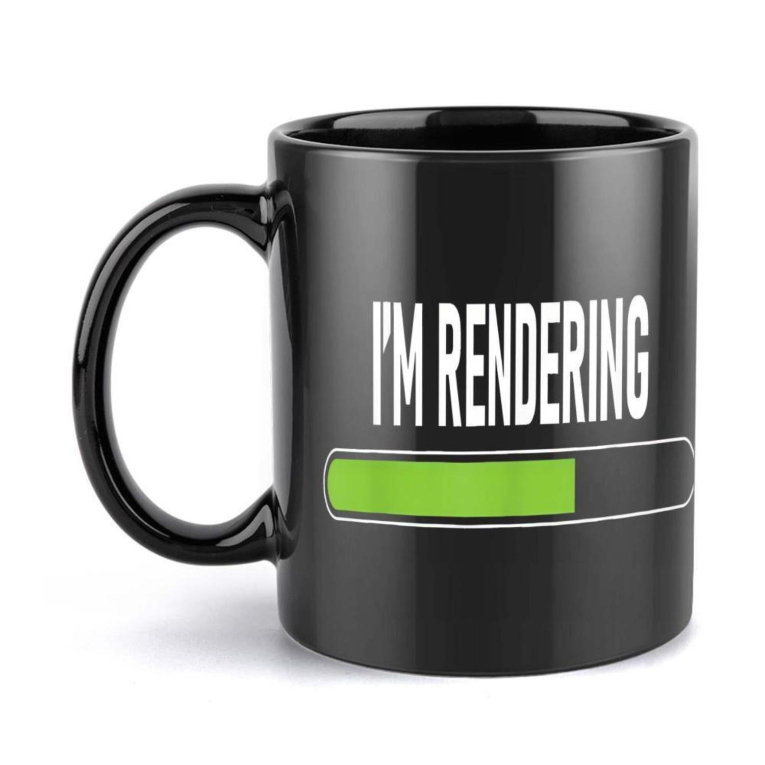 1pc Rendering Coffee Mug 11oz Ceramic Cup Christmas New Year Cup Summer ...