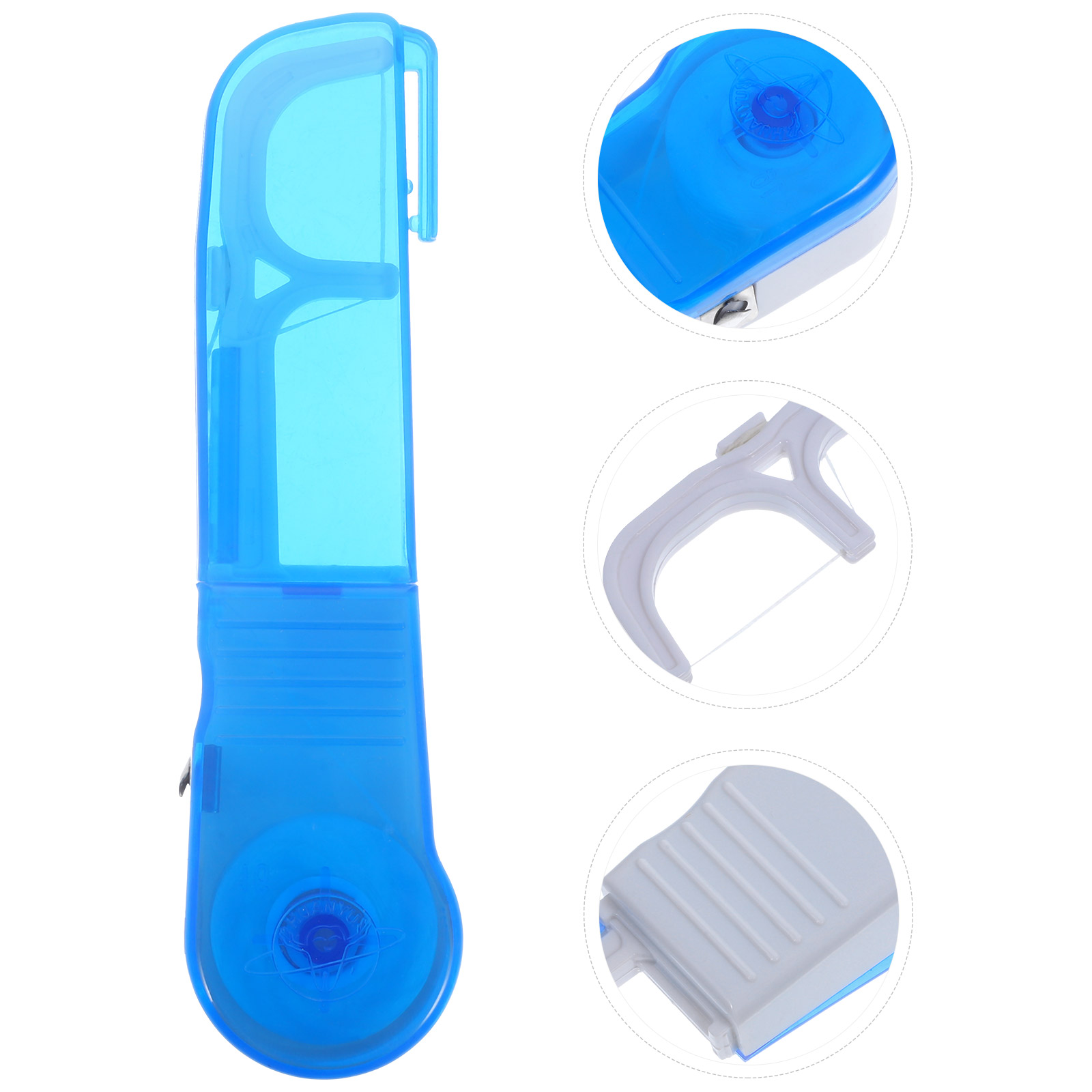 1pc Replaceable Dental Floss Holder - Built-in Spool Flat Wire Dental ...