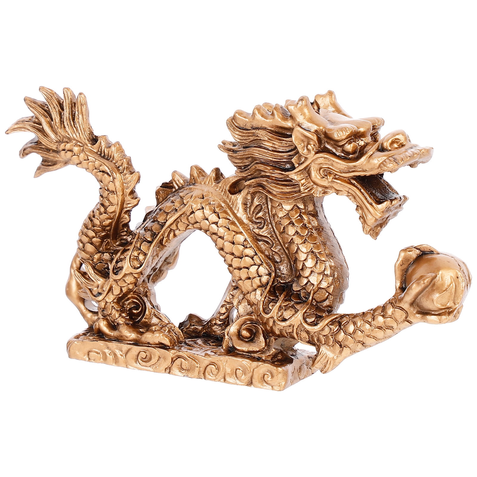 1pc Resin Dragons Statue for Feng Shui Decoration - Walmart.com