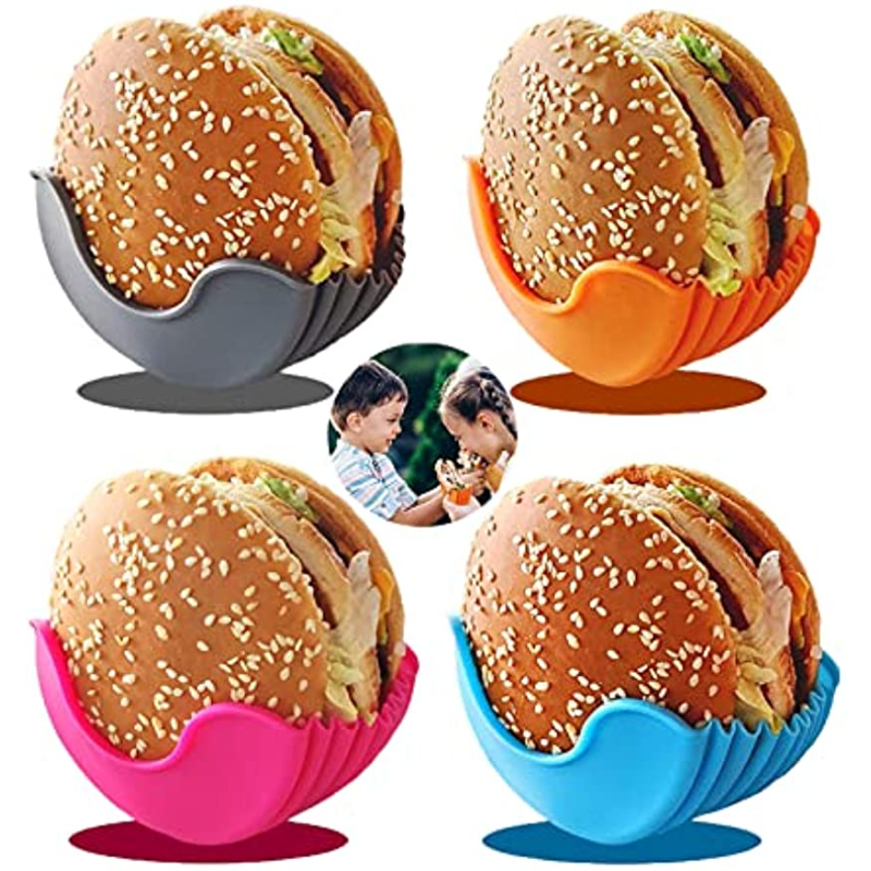 1pc, Retractable Hamburger Sandwich Burger Holders Fixed Box Clip Rack ...
