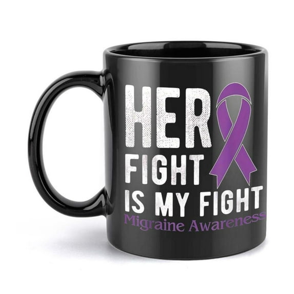 1pc Ribbon Purple 11oz Ceramic Coffee Mug All Seasons Ideal Friends ...