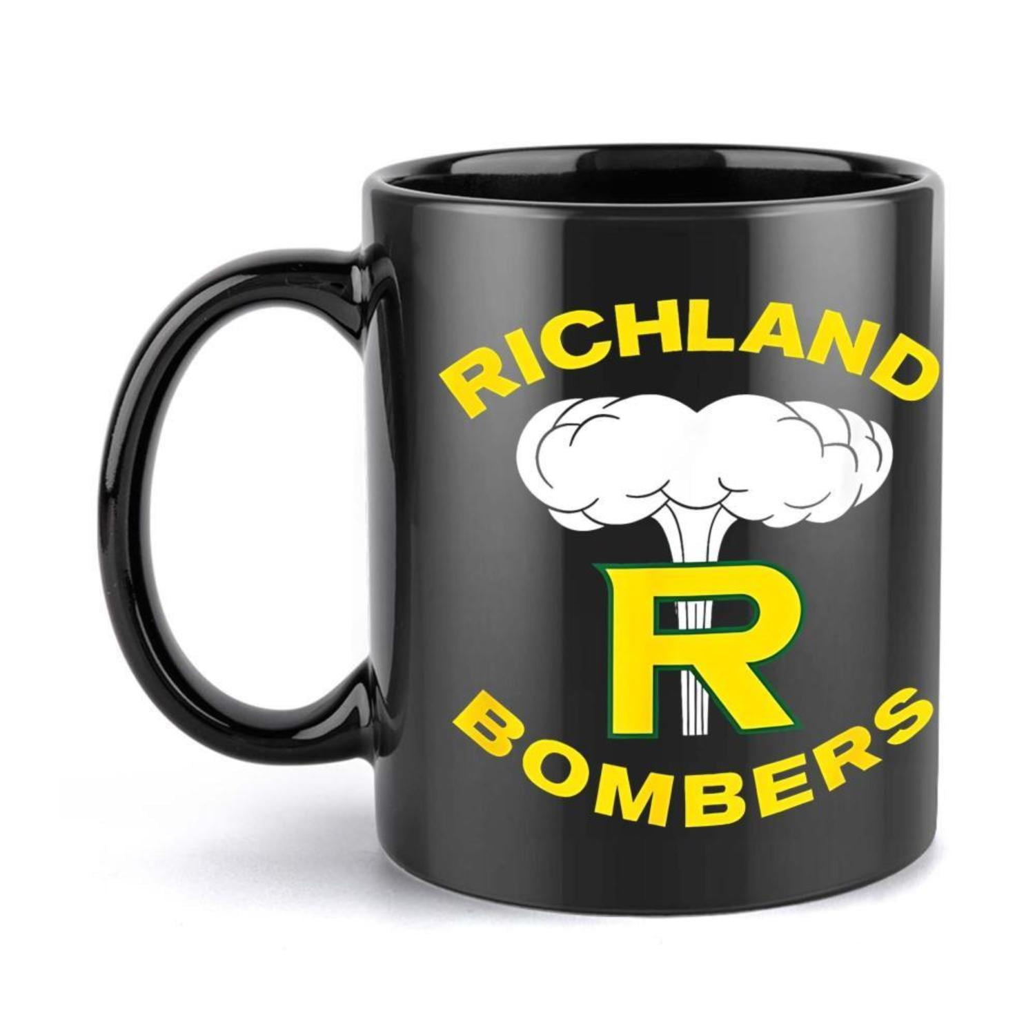 1pc Richland Bombers 11oz Ceramic Mug Humorous Nuclear Cloud Design ...