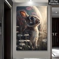1pc Room Decor Poster Rabbit in a Field of Flowers High Quality Pine ...
