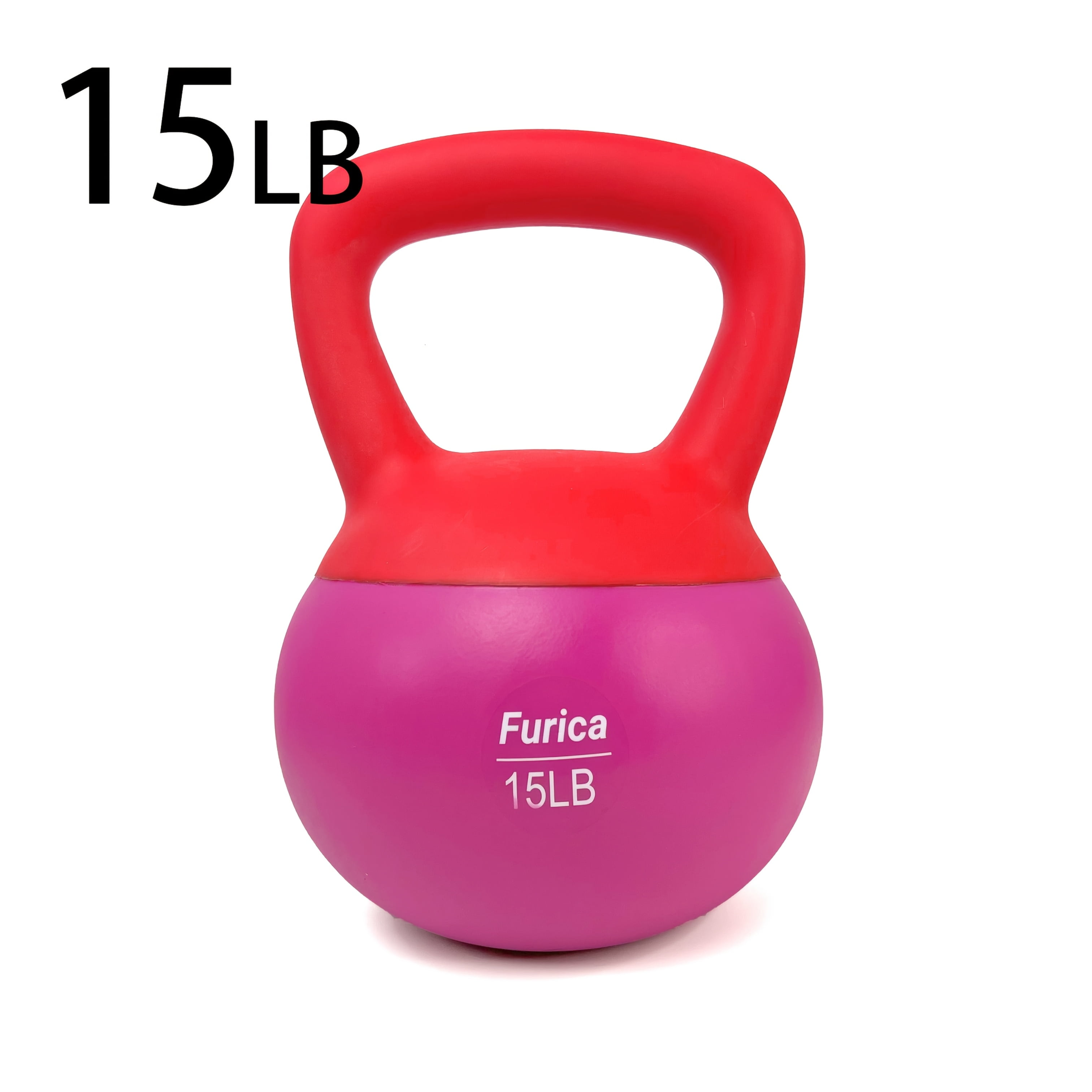 1pc Rose Red Soft Kettlebell - 5-30 Pounds Adjustable Weight, PE ...