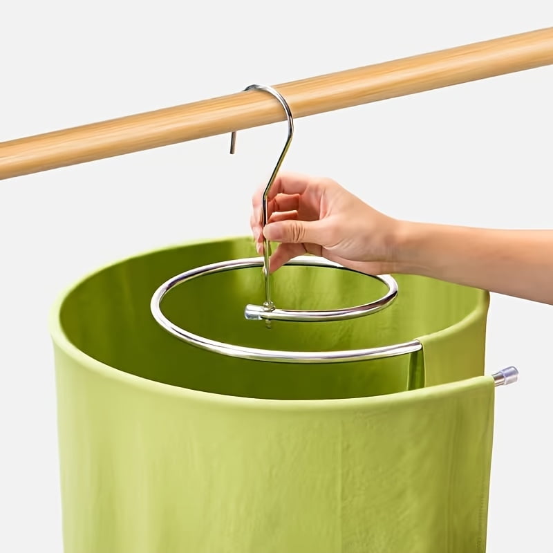 1pc Rotating Spiral Drying Rack - Heavy Duty Quilt Bed Sheet Hanger ...