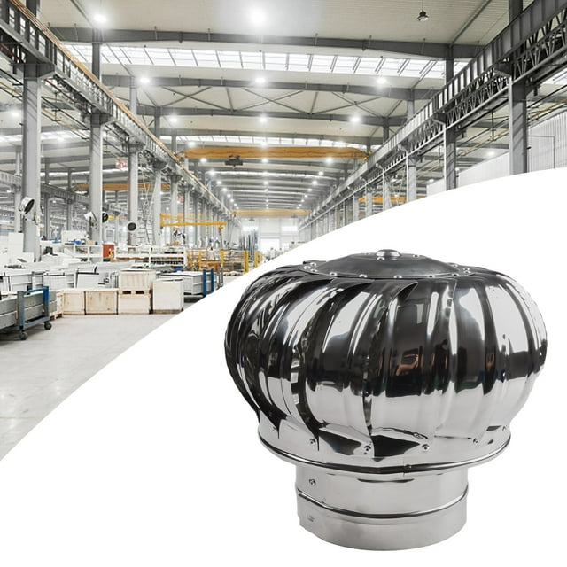 1pc Rotating Stainless Steel Chimney Cowl Cap Protects Flue Pipe ...