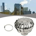 1pc Rotating Stainless Steel Chimney Cowl Cap Protects Flue Pipe ...